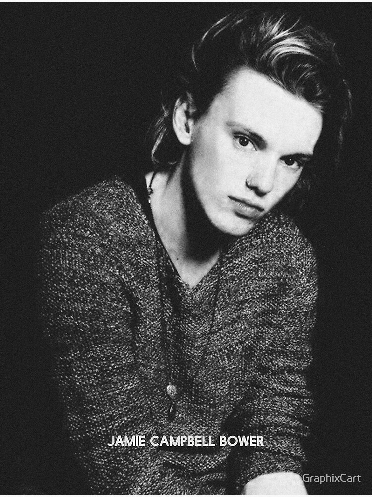 "jamie campbell bower B & W" Poster for Sale by GraphixCart | Redbubble