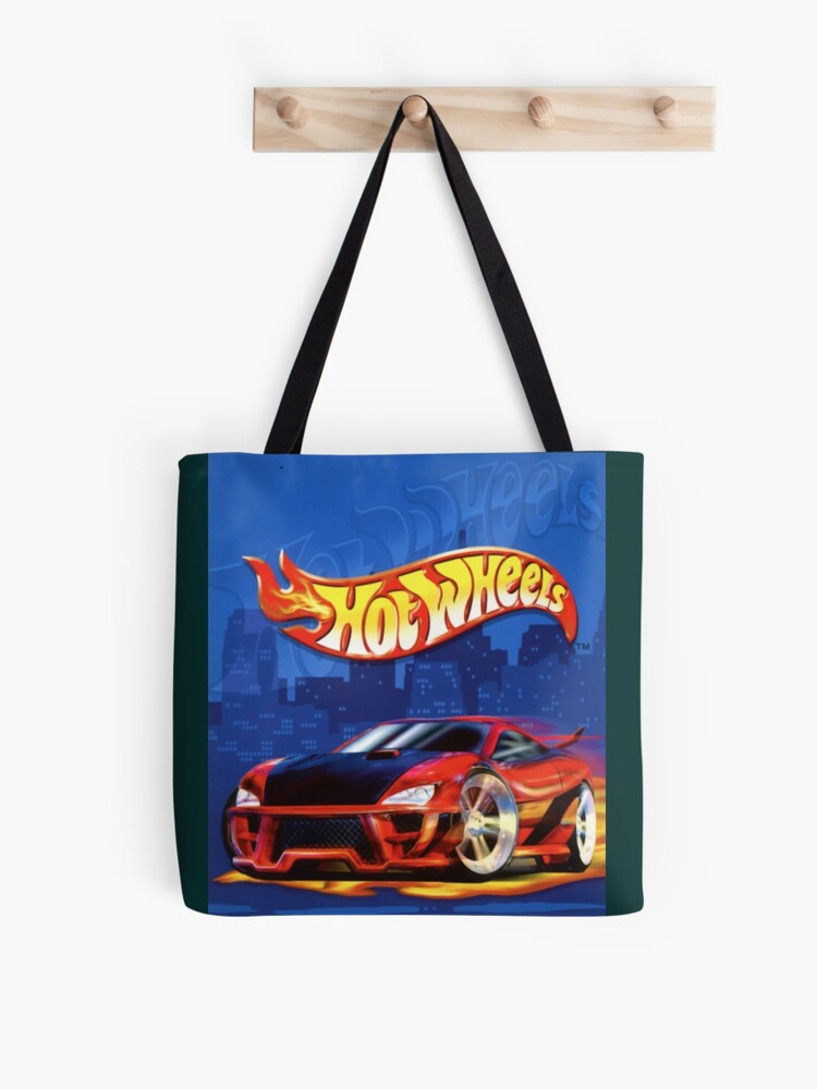 "Hot Wheels Blue " Tote Bag for Sale by SaberArt | Redbubble