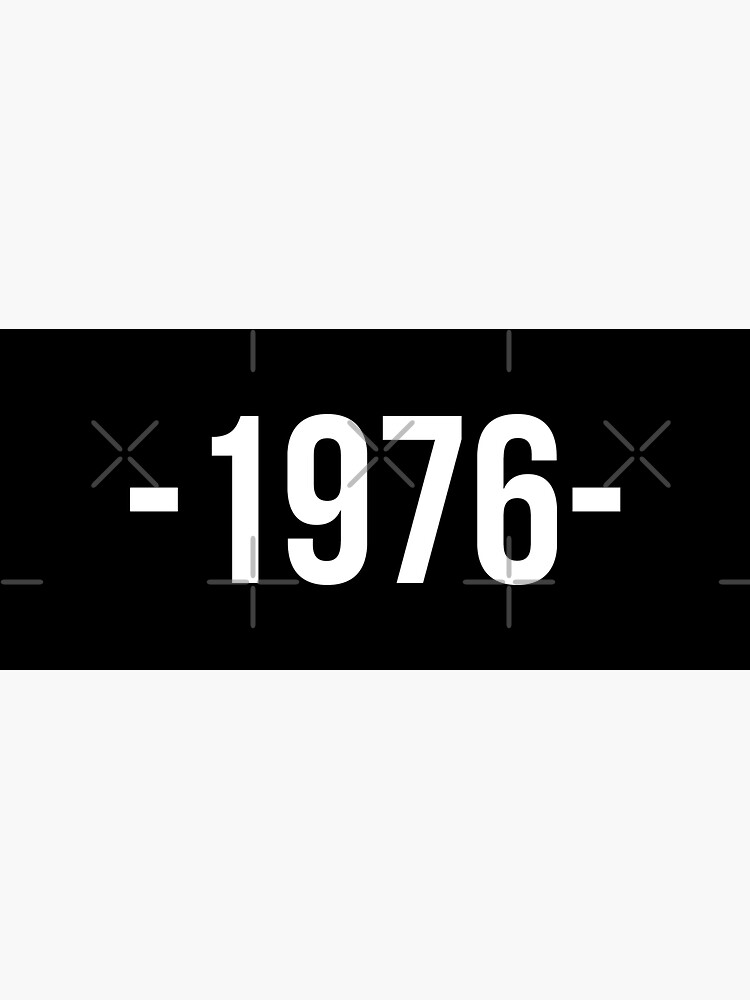 "1976" Sticker by Platform11west | Redbubble