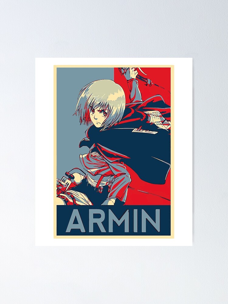 "Armin Arlert Shingeki no Kyojin, Attack on Titan" Poster for Sale by ...