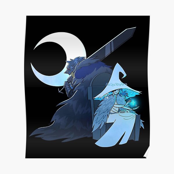 "Blaidd The Half Wolf And Ranni The Witch" Poster for Sale by ...