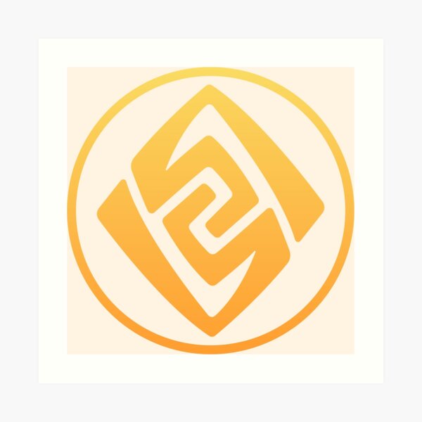 "Geo Element Genshin Impact" Art Print for Sale by GhostWrench | Redbubble