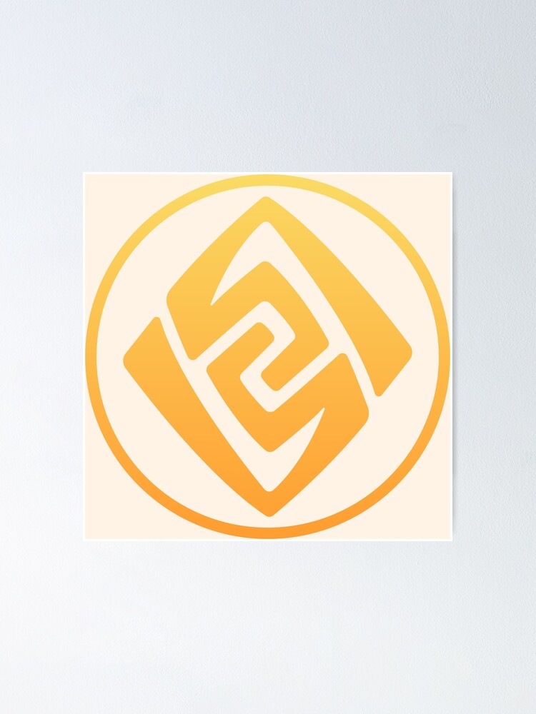 "Geo Element Genshin Impact" Poster by GhostWrench | Redbubble