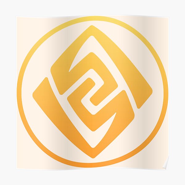 "Geo Element Genshin Impact" Poster by GhostWrench | Redbubble