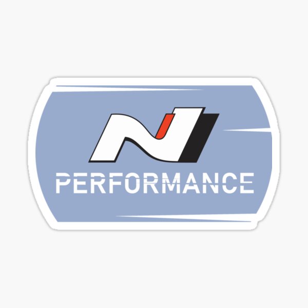 "Hyundai N Performance" Sticker for Sale by SoryKaba | Redbubble