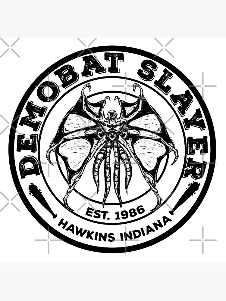 "Demobat Slayer I Stranger Things " Poster for Sale by VeronikaKac ...