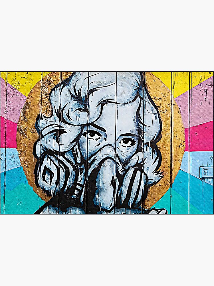 "Graffiti Girl syled" Sticker for Sale by BArtHouse | Redbubble