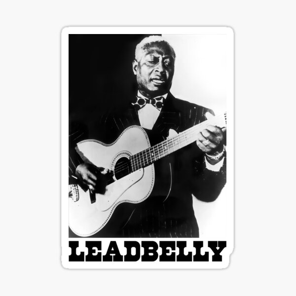 "Leadbelly Poster & Art" Sticker for Sale by RedHotChiliClub | Redbubble