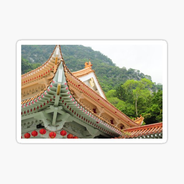 "Buddhist Temple" Sticker for Sale by JennaKnight | Redbubble