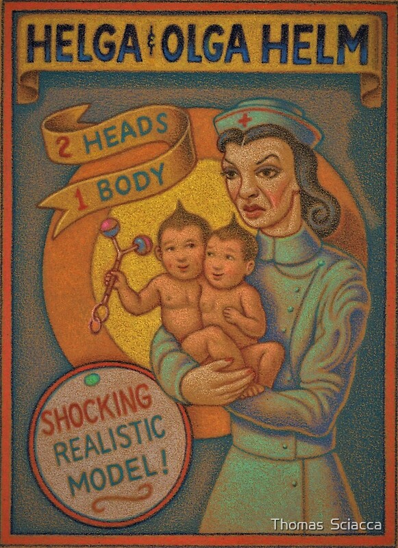 "Helga and Olga Helm" by Thomas Sciacca | Redbubble