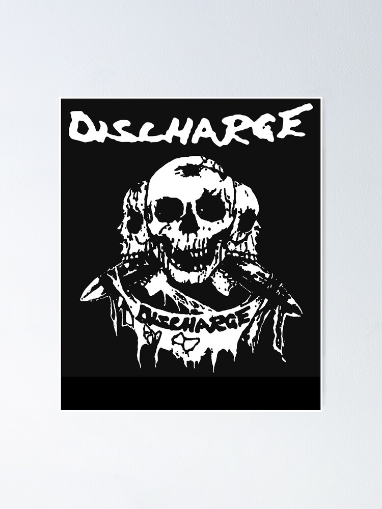 "Discharge best selling - logo " Poster for Sale by delorisomrdes ...