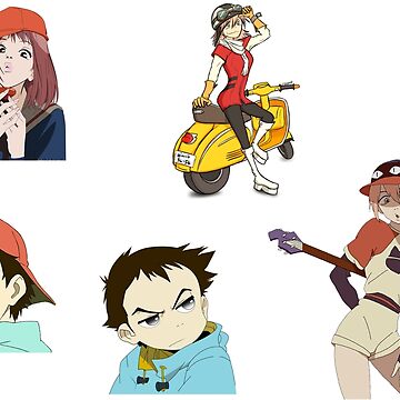 "FLCL Sticker Pack (Fooly Cooly)" Sticker for Sale by FearOfGod | Redbubble