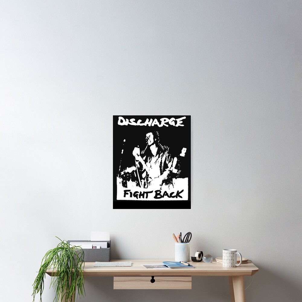 "Discharge best selling - logo " Poster for Sale by delorisomrdes ...