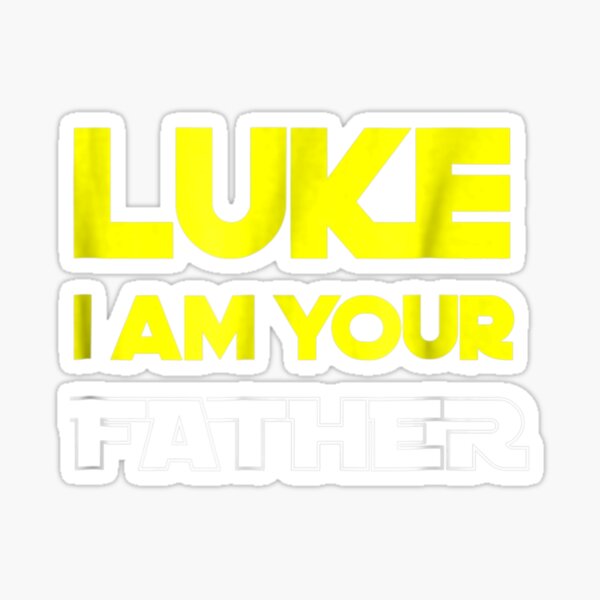 "Great funny fathers day from Luke to his father" Sticker for Sale by ...