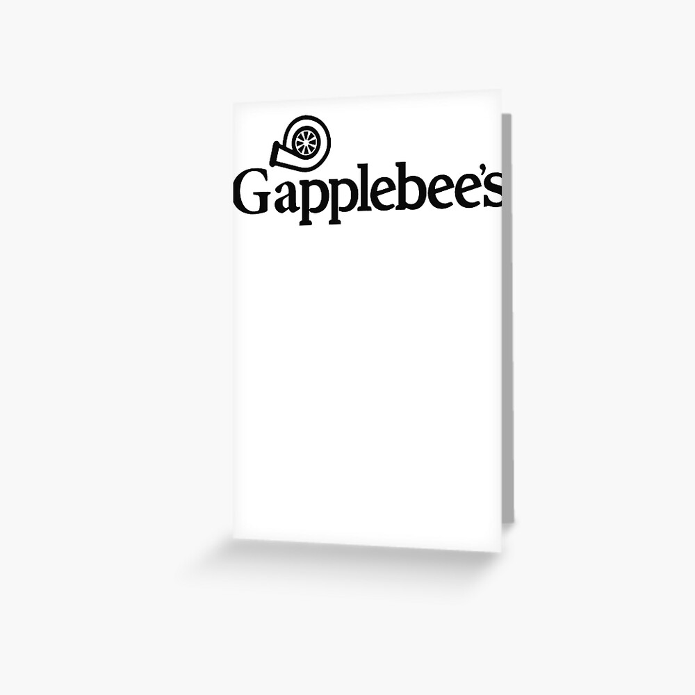 "Gapplebees logo" Greeting Card by Eric1207 | Redbubble