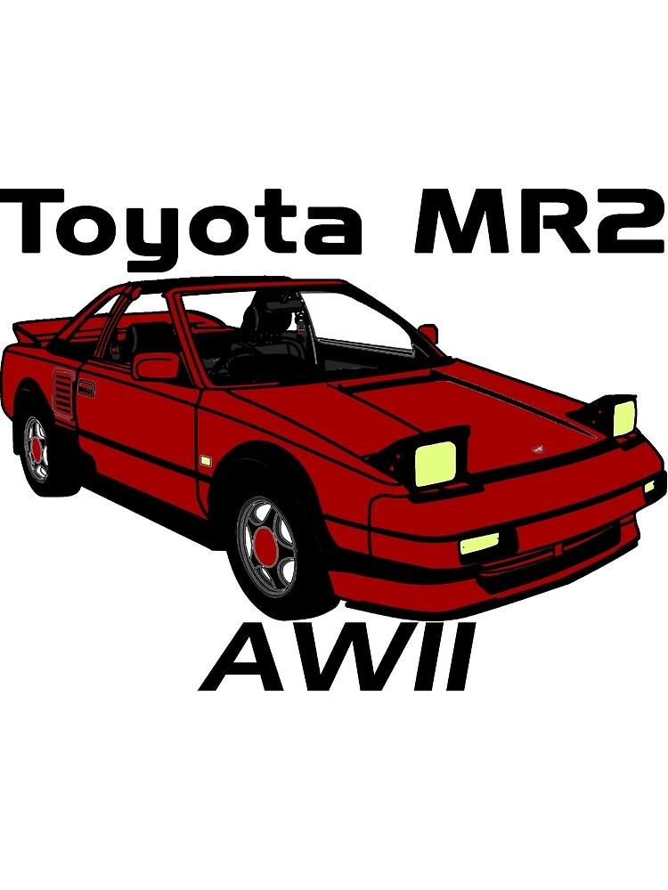"Toyota MR2 - AW11" Art Print by SaltedGoof | Redbubble