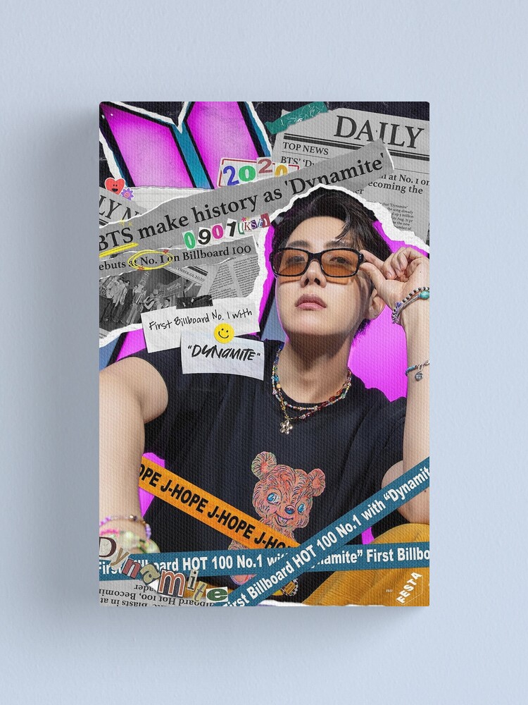 Lienzo «JHOPE Hoseok Jung Dynamite Collage 2022 BTS Festa Photoshoot ...