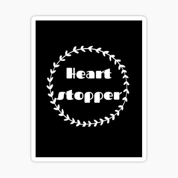 "Heart stopper with beautiful design" Sticker for Sale by vidhi1234 ...