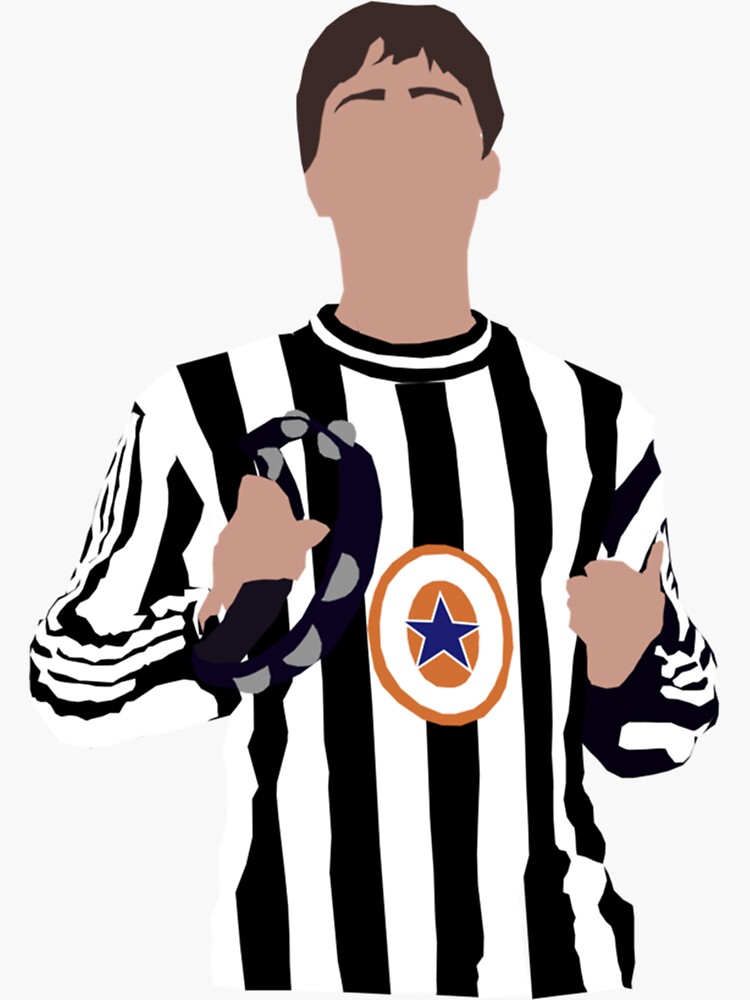 "Liam Gallagher, Newcastle United Print " Sticker by FANATIKzones ...