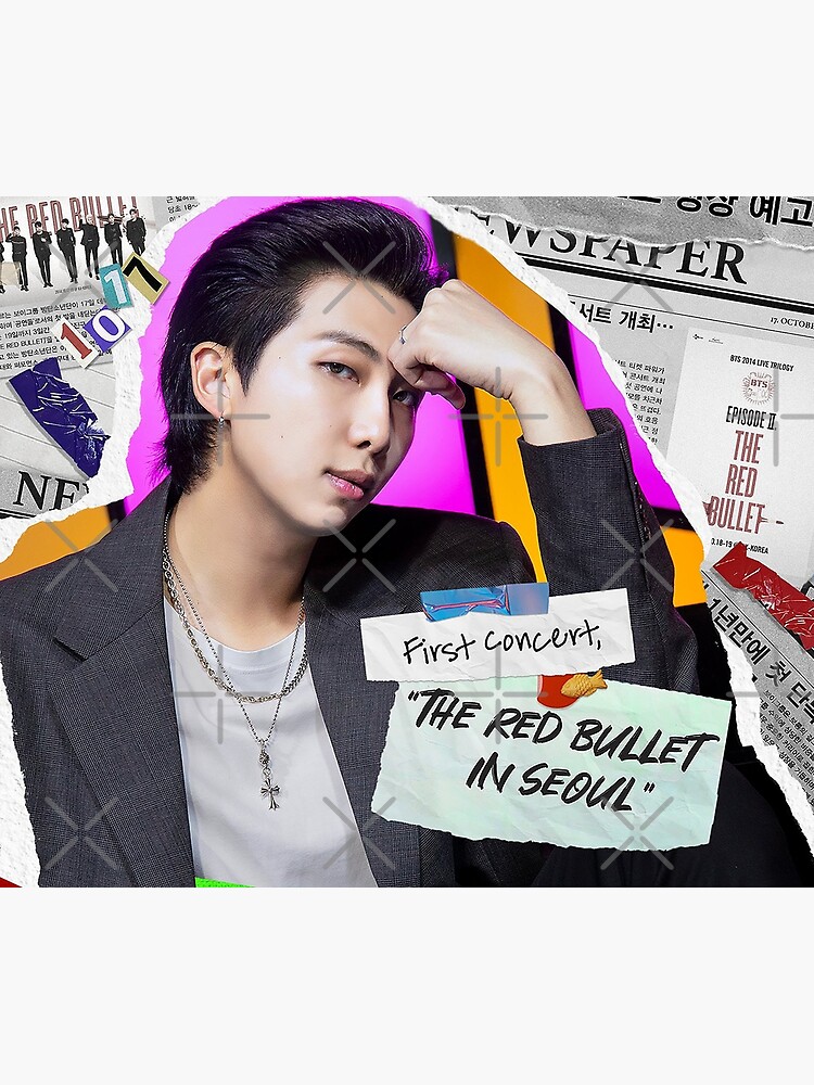 "RM Namjoon 2022 The Red Bullet Concert Collage BTS Festa Photoshoot ...