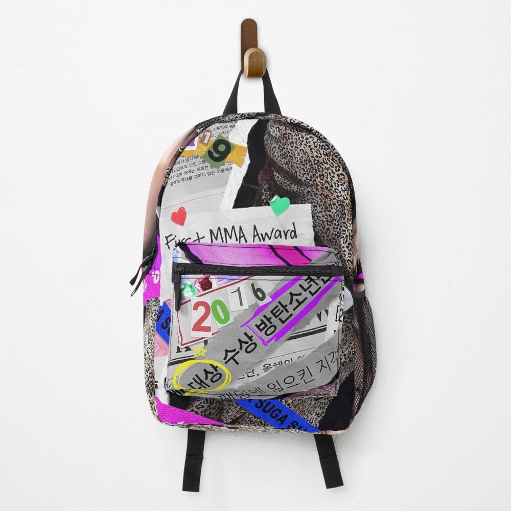 Mochila «SUGA Min Yoongi MMA Award Collage Dynamite Collage 2022 BTS ...