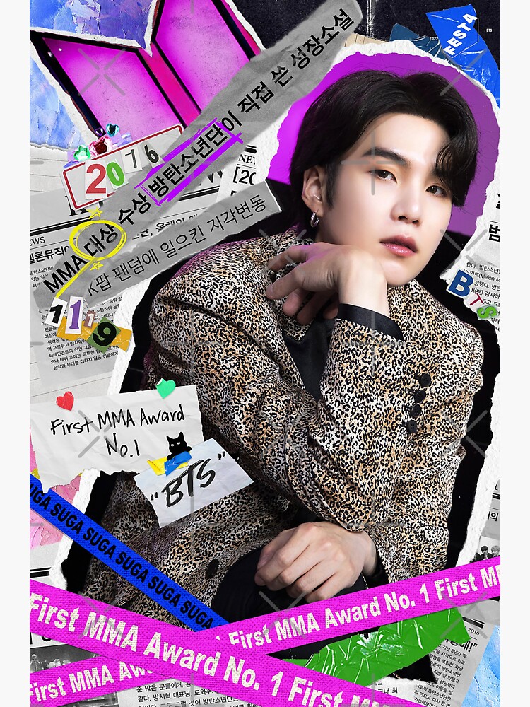 "SUGA Min Yoongi MMA Award Collage Dynamite Collage 2022 BTS Festa ...