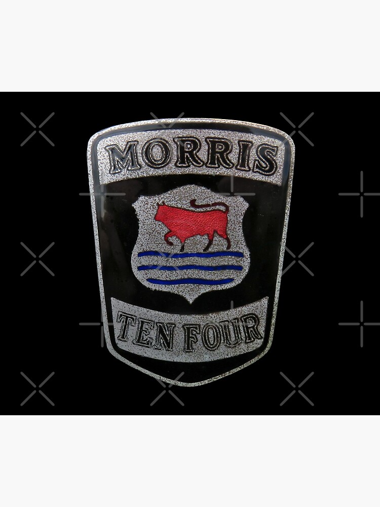 "Morris Ten Four 1930s classic car emblem" Poster for Sale by ...
