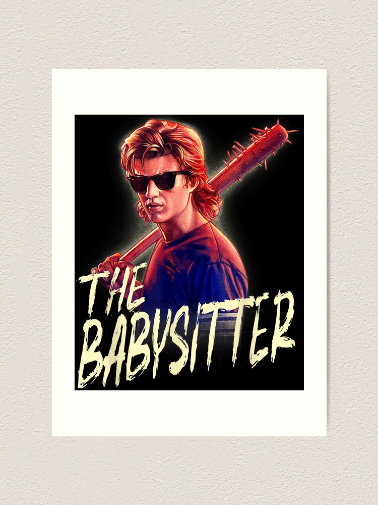 "Netflix Stranger Things Steve The Babysitter Portrait " Art Print for ...