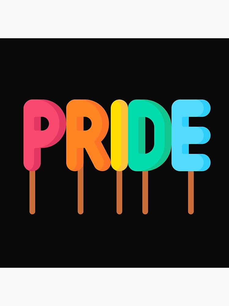 Vintage Pride Lgbtq Colorful Bold Typography Poster For Sale By