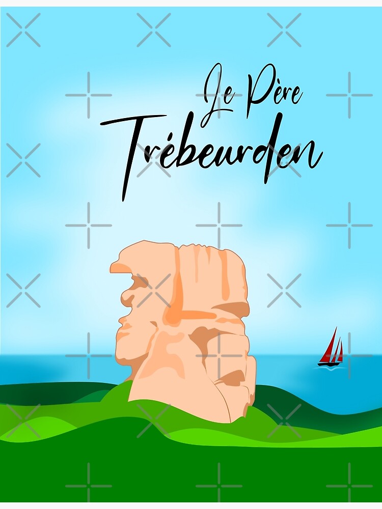 Poster « Le Père Trébeurden, Côte de granit rose, Bretagne », par ...