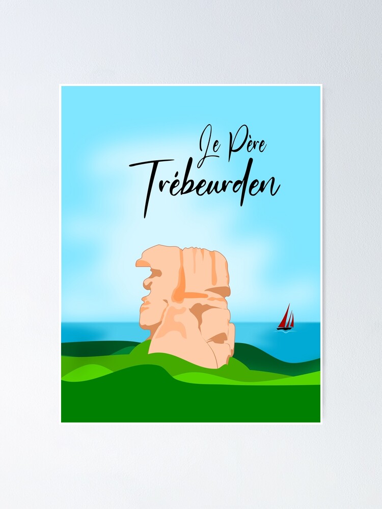 Poster « Le Père Trébeurden, Côte de granit rose, Bretagne », par ...