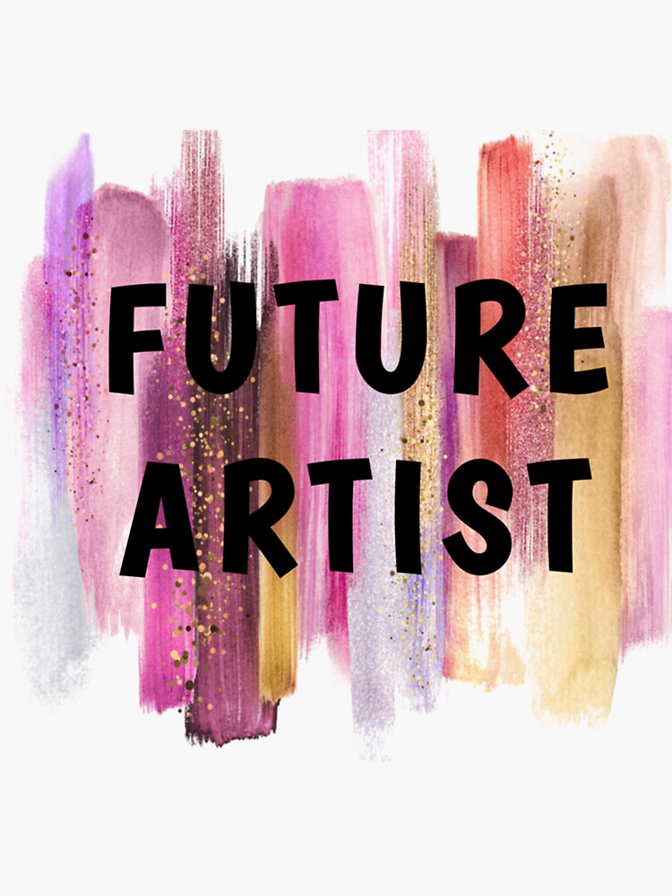 "Future Artist Paint Spots " Sticker for Sale by RONITMALKA | Redbubble