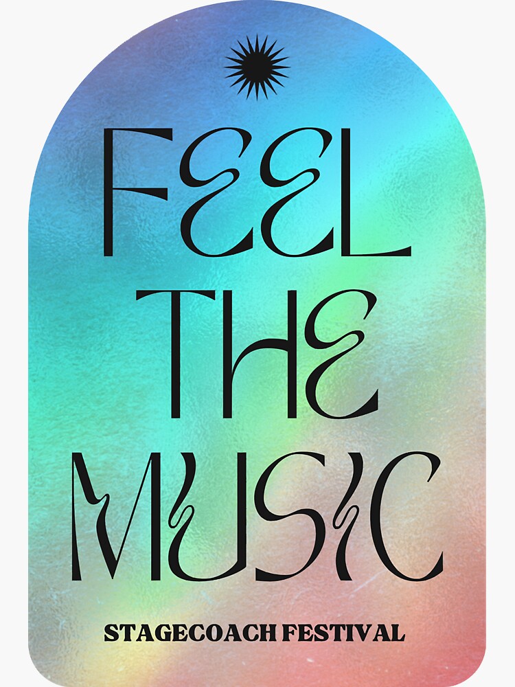 "Stagecoach Music Festival" Sticker for Sale by HarrisonIsaac | Redbubble