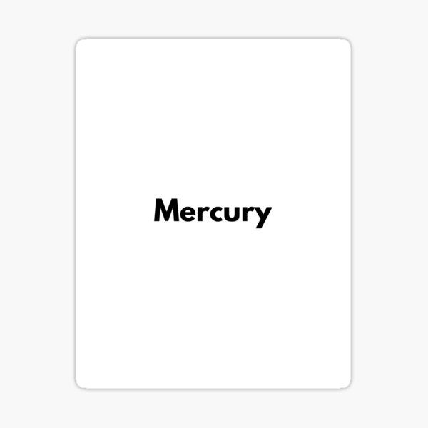 "Planet Mercury" Sticker for Sale by Djordje-Gavric | Redbubble