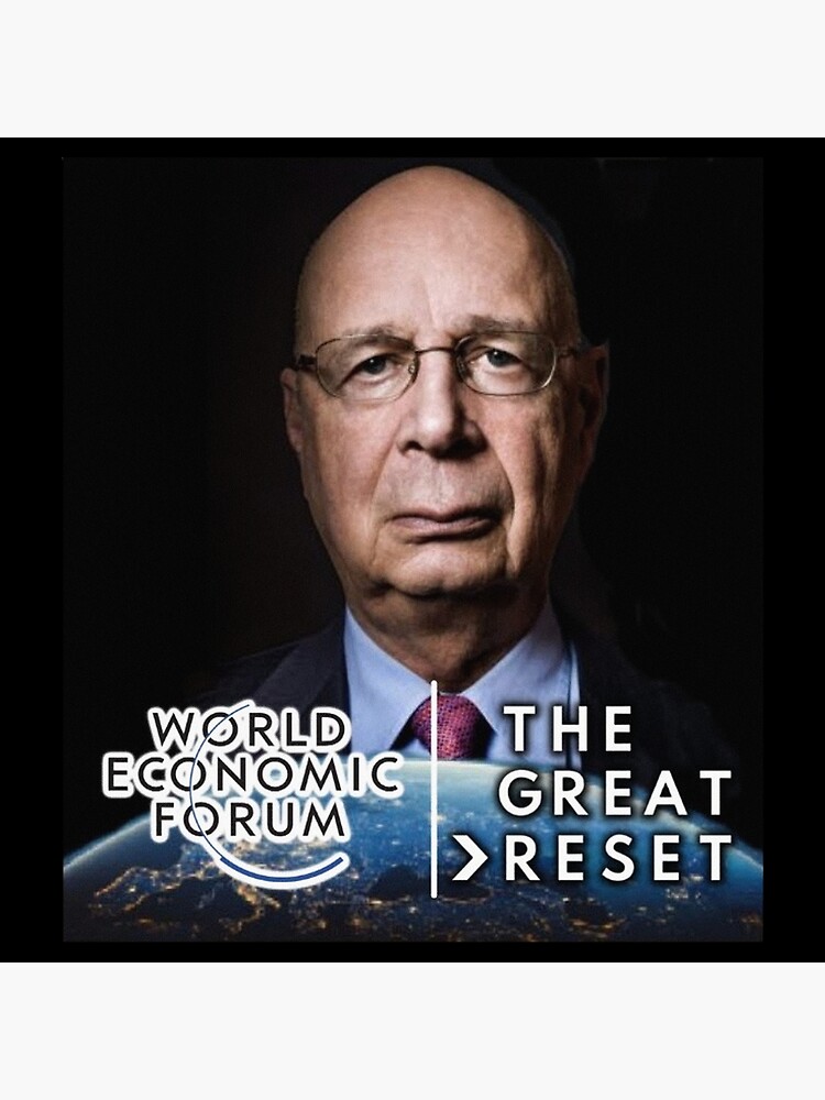 "Elegant klaus schwab the great reset Design" Poster for Sale by ...