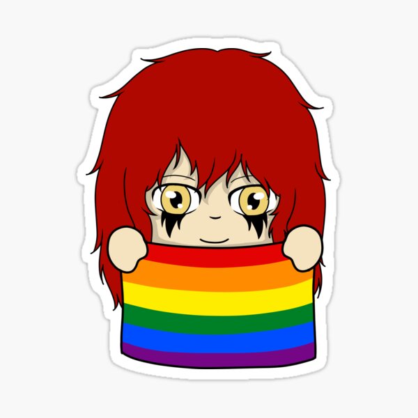 "creepypasta pride chibi jason the toymaker" Sticker for Sale by ...