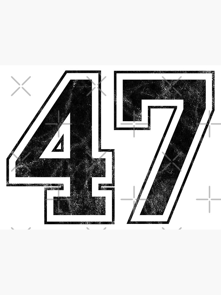 "Number 47" Poster for Sale by PaulSDesign | Redbubble