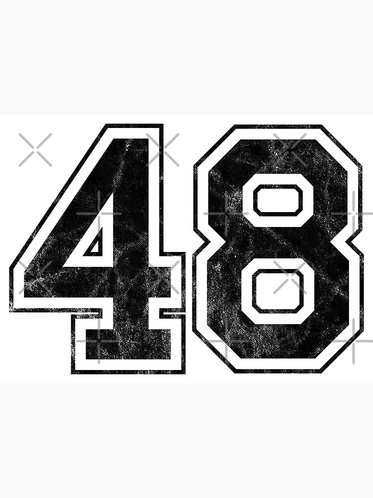 "Number 48" Poster for Sale by PaulSDesign | Redbubble