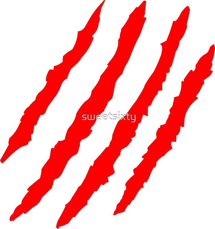 Claw Marks: Stickers | Redbubble