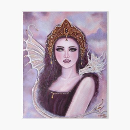 "Goddess Demeter with dragon by Renee Lavoie" Art Board Print for Sale ...