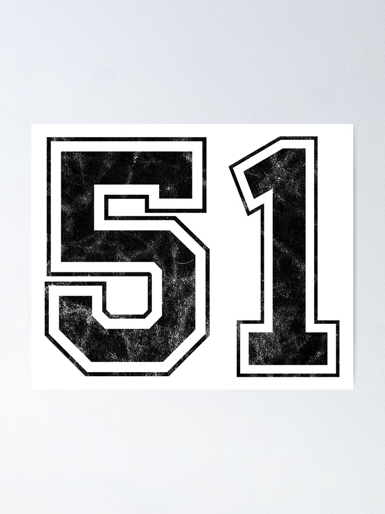 "Number 51" Poster for Sale by PaulSDesign | Redbubble