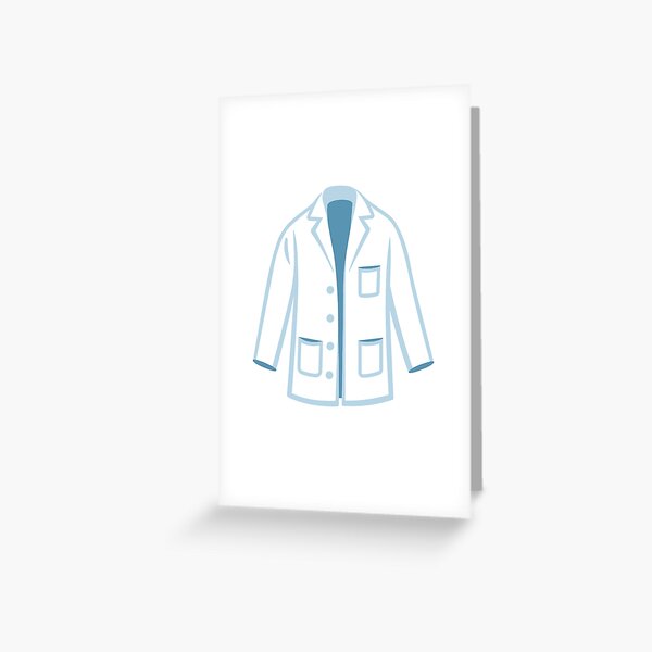 "Lab Coat" Greeting Card by MKMemo1111 | Redbubble