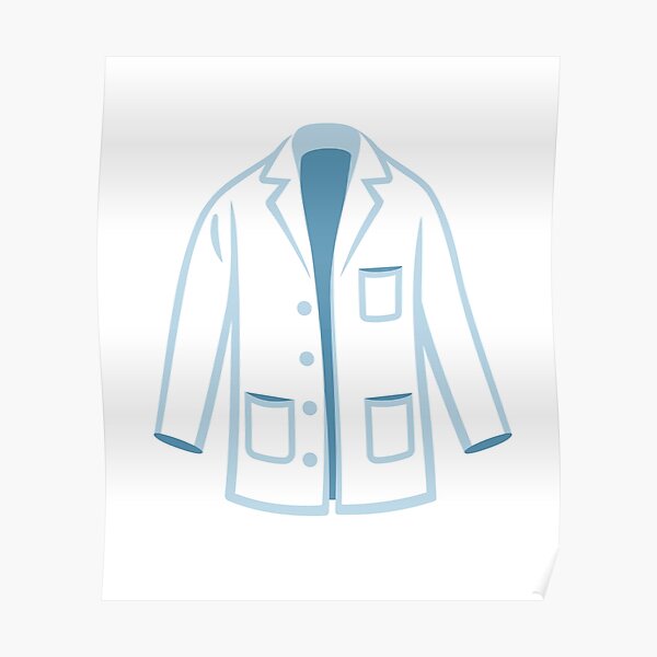 "Lab Coat" Poster by MKMemo1111 | Redbubble
