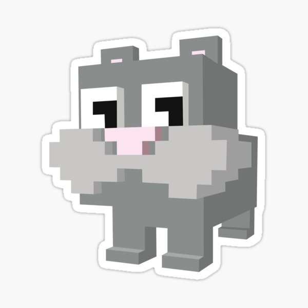 "wolf minecraft" Sticker for Sale by frostingshop | Redbubble