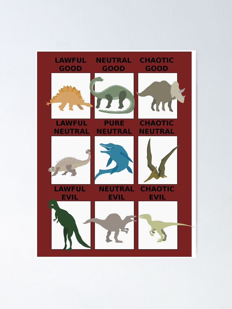 "Dinosaurs alignment" Poster by DigitalCleo | Redbubble