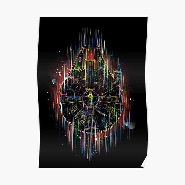 Póster «El halcón de neón» de fredlevy-hadida | Redbubble