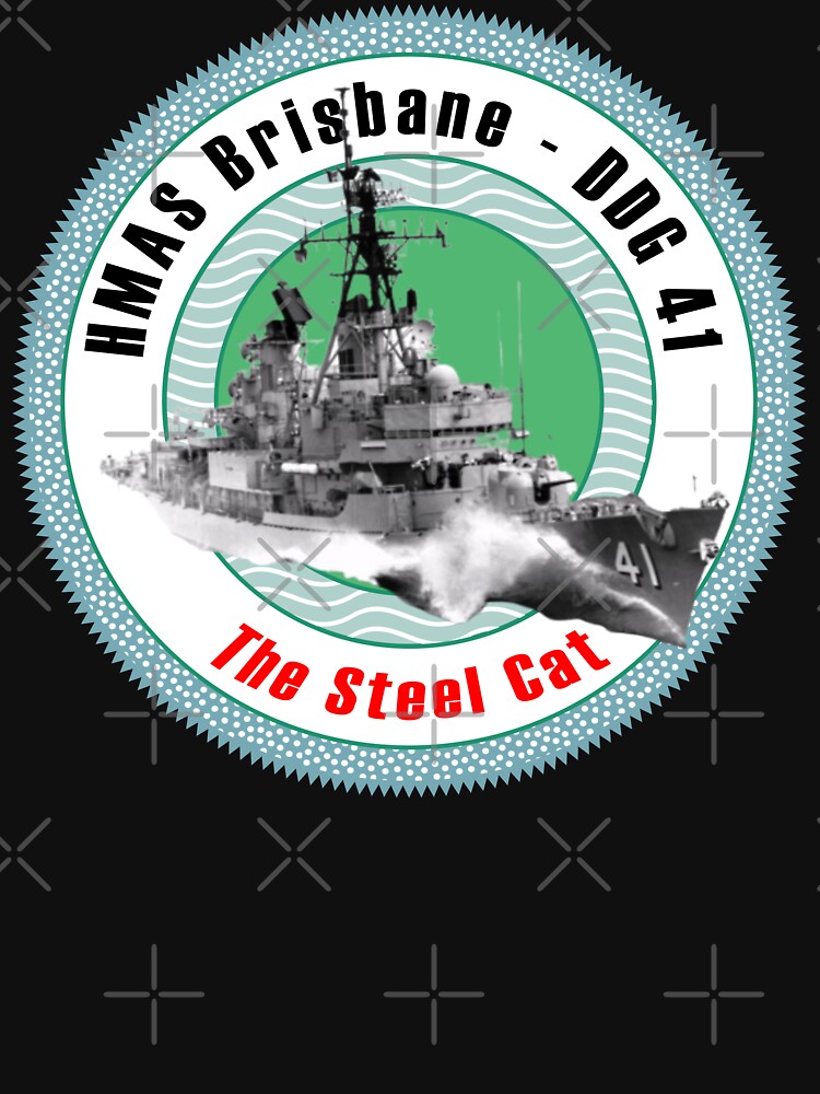 "HMAS Brisbane DDG 41" T-shirt for Sale by ObsessedOyster | Redbubble ...