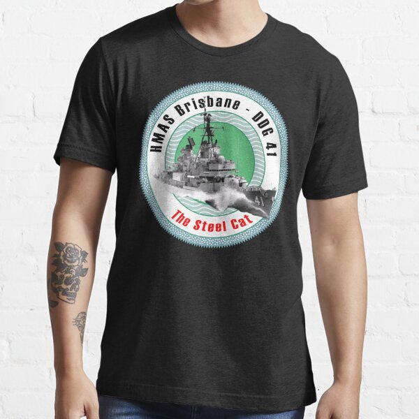 "HMAS Brisbane DDG 41" T-shirt for Sale by ObsessedOyster | Redbubble ...