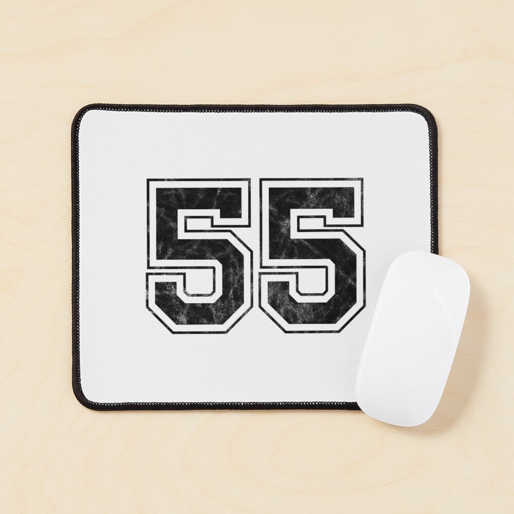 "Number 55" Sticker for Sale by PaulSDesign | Redbubble