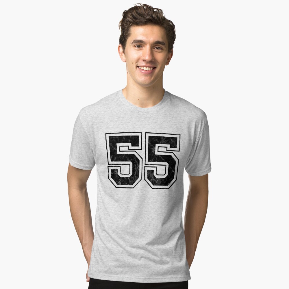 "Number 55" Sticker for Sale by PaulSDesign | Redbubble